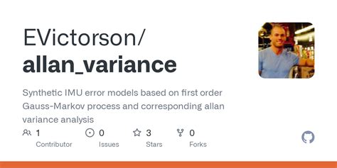 Github Evictorsonallanvariance Synthetic Imu Error Models Based On First Order Gauss Markov