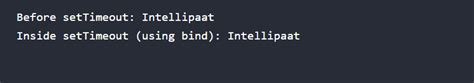Settimeout In Javascript Intellipaat