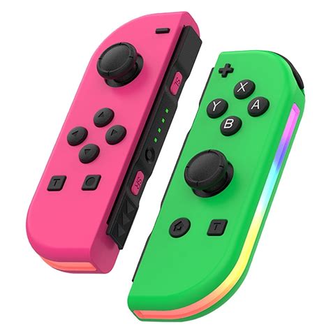 Ababeny Switch Controller With Colorful Rgb Light Swith Controller Replacement For Switchlite