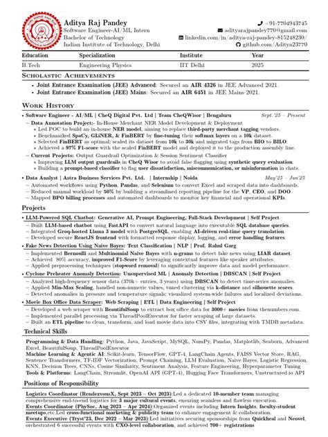 Aditya Raj Pandey Pdf Machine Learning Information Retrieval