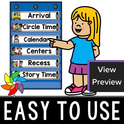 Preschool Schedule Clipart Elementary Class Schedule Printable