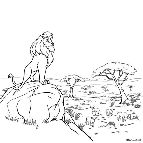 Lion King Coloring Pages Pdf
