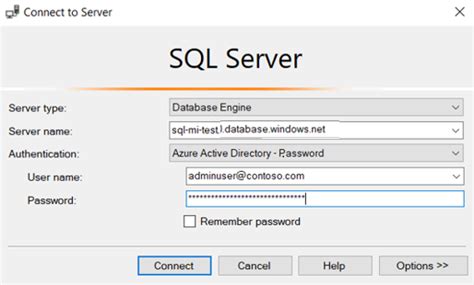 se connecter à azure sql managed instance en utilisant une identité