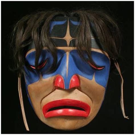 20th Century North West Coast American Indian Tribal Mask George Hunt