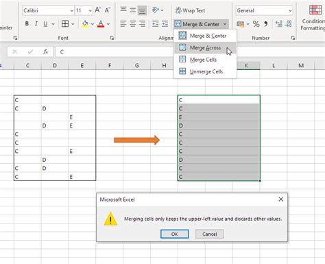 calc merge only columns not rows english ask libreoffice