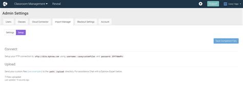 Managing Custom Files Support