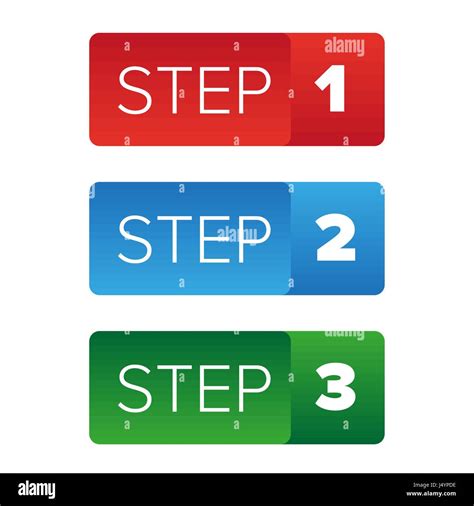 It Is Step Three Stock Vector Images Alamy