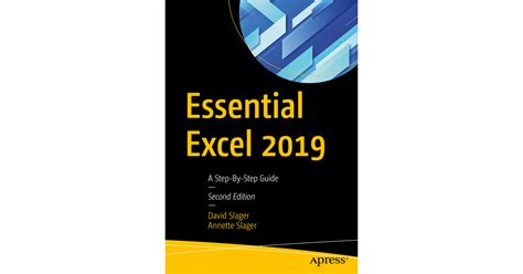 Essential Excel 2019 A Step By Step Guide Book