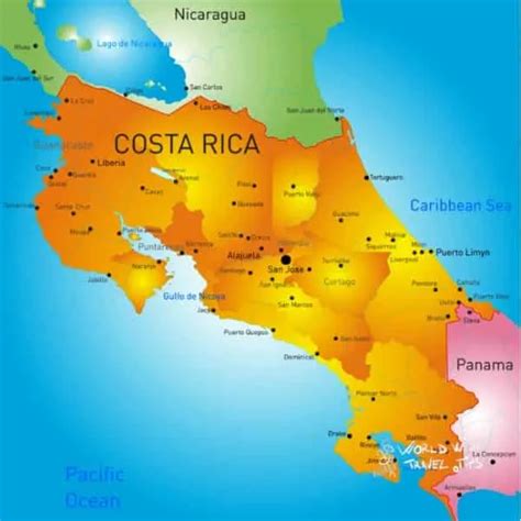 Where Is Costa Rica Located On Map 5 Reasons To Visit It