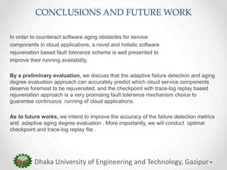 Software Rejuvenation Based Fault Tolerance PPT
