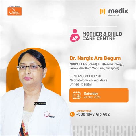 United Hospital Limited On Linkedin Dr Nargis Ara Begum Senior Consultant Paediatrics