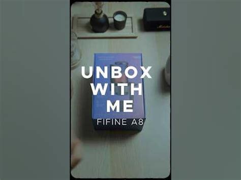 Unbox with me the Fifine Apligame A8 Microphone. #davinciresolve # ...