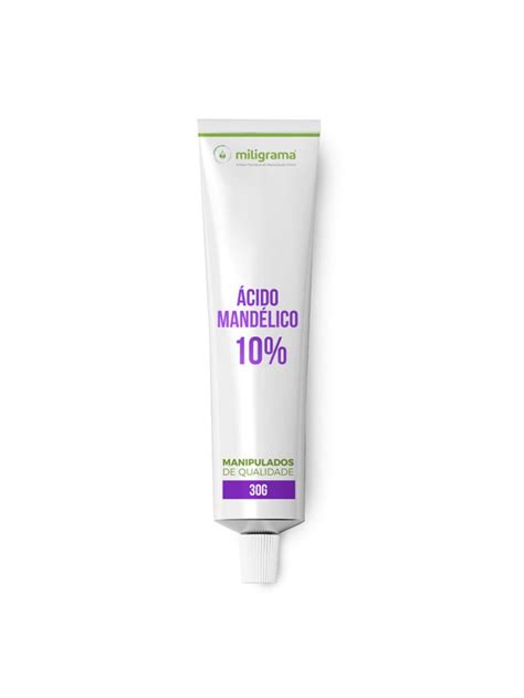 Ácido Mandélico 10 Gel 30g Drogasmil