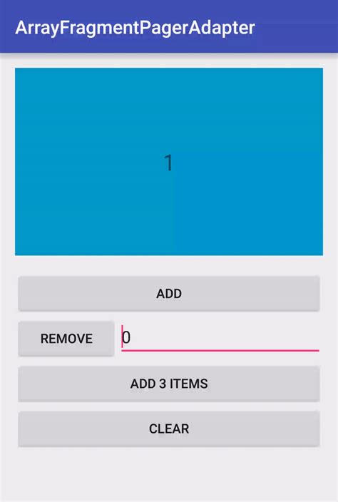 github takaaki7 arraypageradapter a custom viewpager adapter which