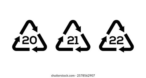 2 Hundred Paper Recycling Symbol Pap 21 Royalty Free Images Stock