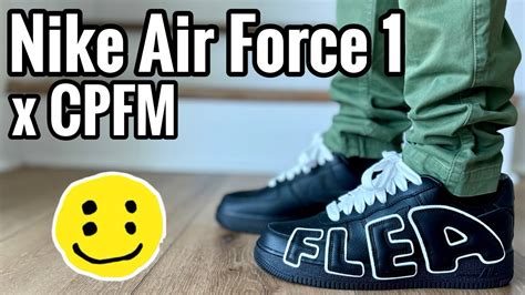 Nike Air Force 1 X Cpfm Black White” Review And On Feet Youtube