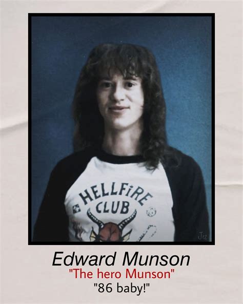 Eddie Munson Impresión De Póster Garabatos Divertidos Pósteres