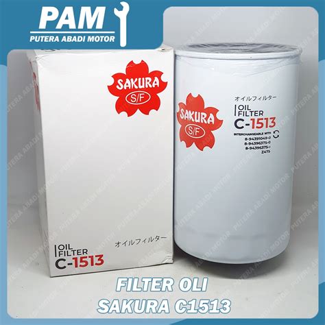 Jual Filter Oli Isuzu Giga Sakura C1513 Oil Filter Giga C 1513 Shopee