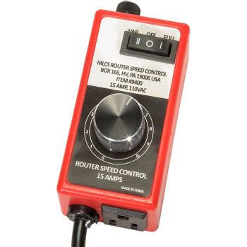 MLCS Router Speed Controls