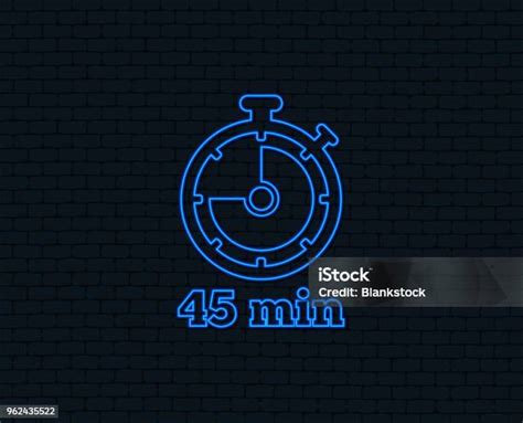 계시자 팻말 아이콘크기 45 분 스톱워치 기호까지 0명에 대한 스톡 벡터 아트 및 기타 이미지 0명 40 45 Istock
