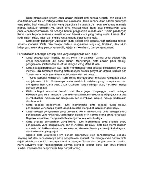 Konsep Cinta Jalaluddin Rumi Pdf