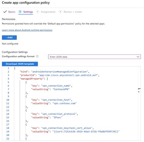 Configure A VPN Or Per App VPN For Android Enterprise Devices In Microsoft Intune Microsoft