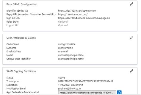 azure ad sso integration with servicenow not working stack overflow
