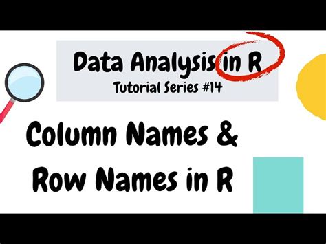 R Create Dataframe With Column And Row Names Infoupdate Org