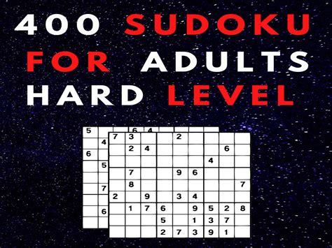 Sudoku Puzzle Hard For Adult Graphic By Alouma Sriti Creative Fabrica
