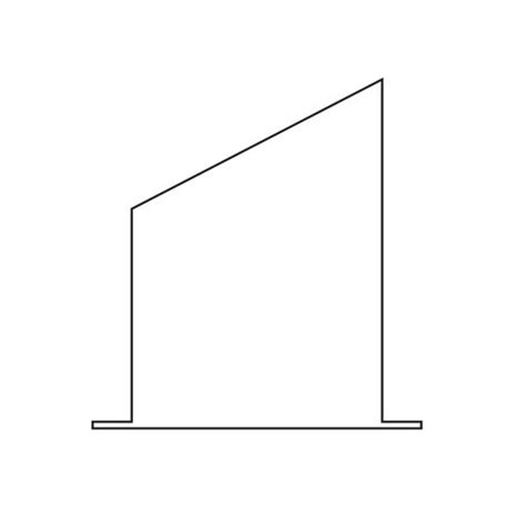 Angled Rectangle Display Sign Acb
