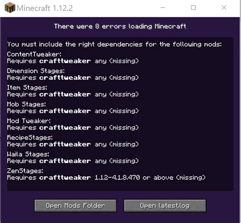 Crafttweaker Mod Is Being Skipped During Load R Skyfactory