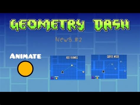 Geometry Dash News New Animate Trigger YouTube