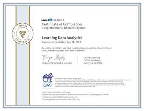 Certificateofcompletion Dataanalytics Bharath Jayaram