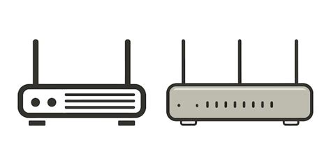 Premium Vector Isometric Wireless Router Illustration Set