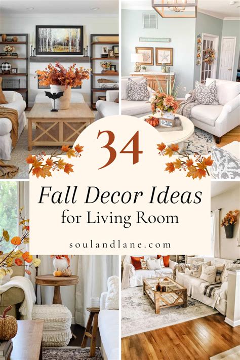 34 Living Room Fall Decor Ideas To Welcome This Season Fall Living