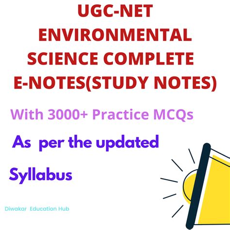 Ugc Nta Net Environmental Science Study Material Study Notes With
