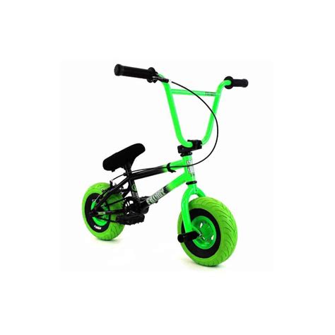 Kobe Mini Bmx Bike Black Green Proscootersmart