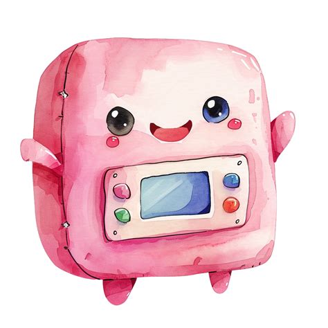 Cute Pink Blob Clipart Calacula