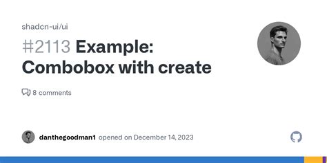 Example Combobox With Create · Issue 2113 · Shadcn Uiui · Github