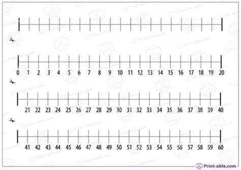 Free Number Line Printable PRINT ABLE