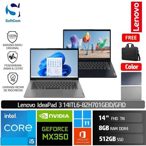Jual Lenovo Ideapad Slim I Geid Gfid Notebook Core I G Gb Gb Ssd Mx Gb Fhd