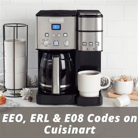 Solving All Error Codes On Cuisinart Coffee Makers