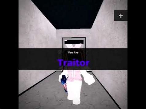 Traitor role in mm2 ? | Roblox Edit / Roblox Trend - YouTube