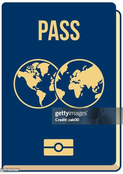 Blank Passport Stamp High Res Illustrations Getty Images