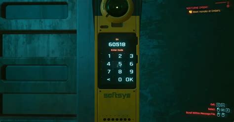 Cyberpunk 2077 Door Codes And Computer Passwords