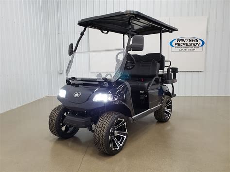 2023 Evolution Classic 4 Pro Lithium Ion Golf Cart Black Winters