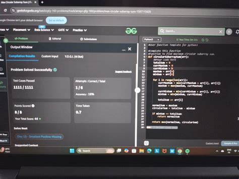 gfg160 geekstreak2025 problemsolving geeksforgeeks keeplearning… aradhya y