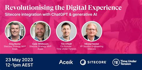 Aceik On Linkedin Sitecore X Chatgpt And Generative Ai