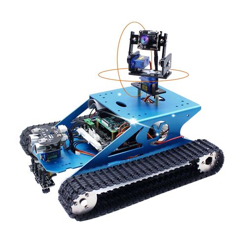 Yahboom Ai Robot Kit Rrf12 Tank Chassis For Raspberry Pi 4b Camera