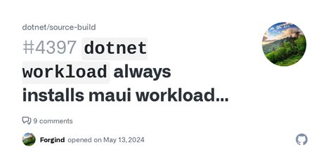 `dotnet Workload` Always Installs Maui Workload As Root This Is Making